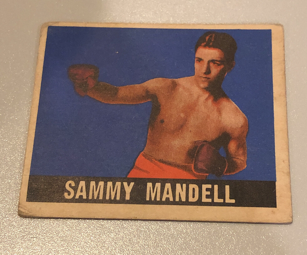 1948 Leaf Knock Out Bubble Gum Boxing Card Sammy Mandell #24 | eBay