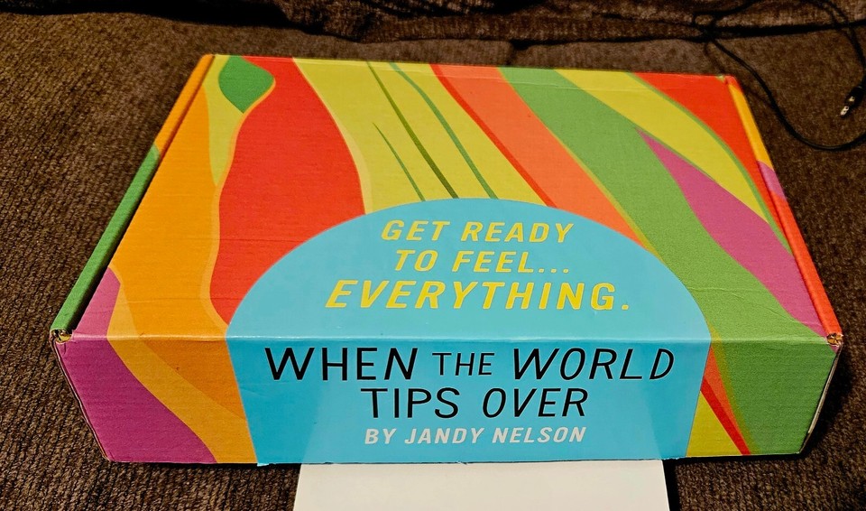 Advance Paperback - When the World Tips Over by Jandy Nelson + Box ...