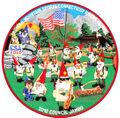 2010 Council Jambo Connecticut Rivers Council Jacket Patch Gnomes ...
