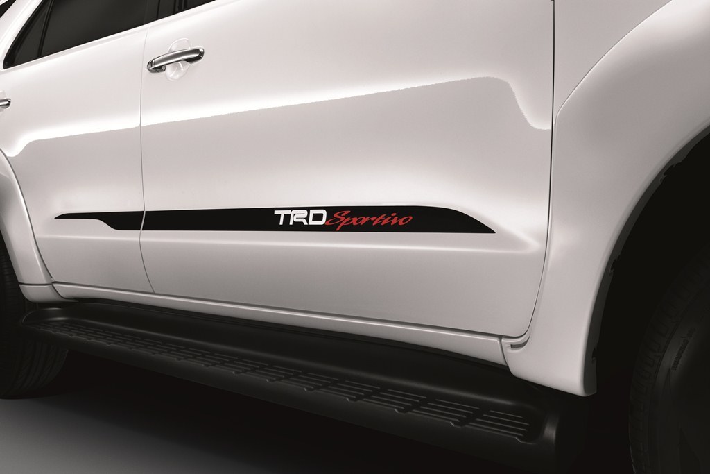 Genuine TRD Sportivo Black Sticker for 12-14 Toyota Fortuner Ute | eBay