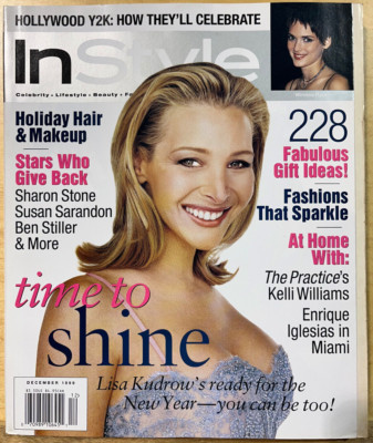 LISA KUDROW - InSTYLE Magazine Dec 1999 - RACHEL HUNTER - ENRIQUE ...