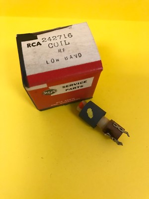 *NOS* 242716-VINTAGE RCA-REPLACEMENT PART- COIL RF LOW BAND *FREE ...