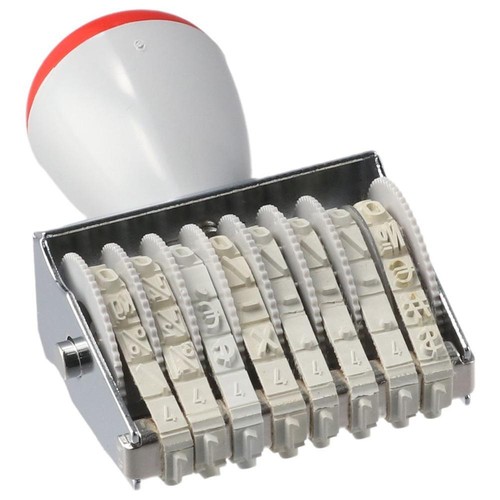 8 Digit Number Number Stamp Personalized Business Stamps Roller Stamps ...