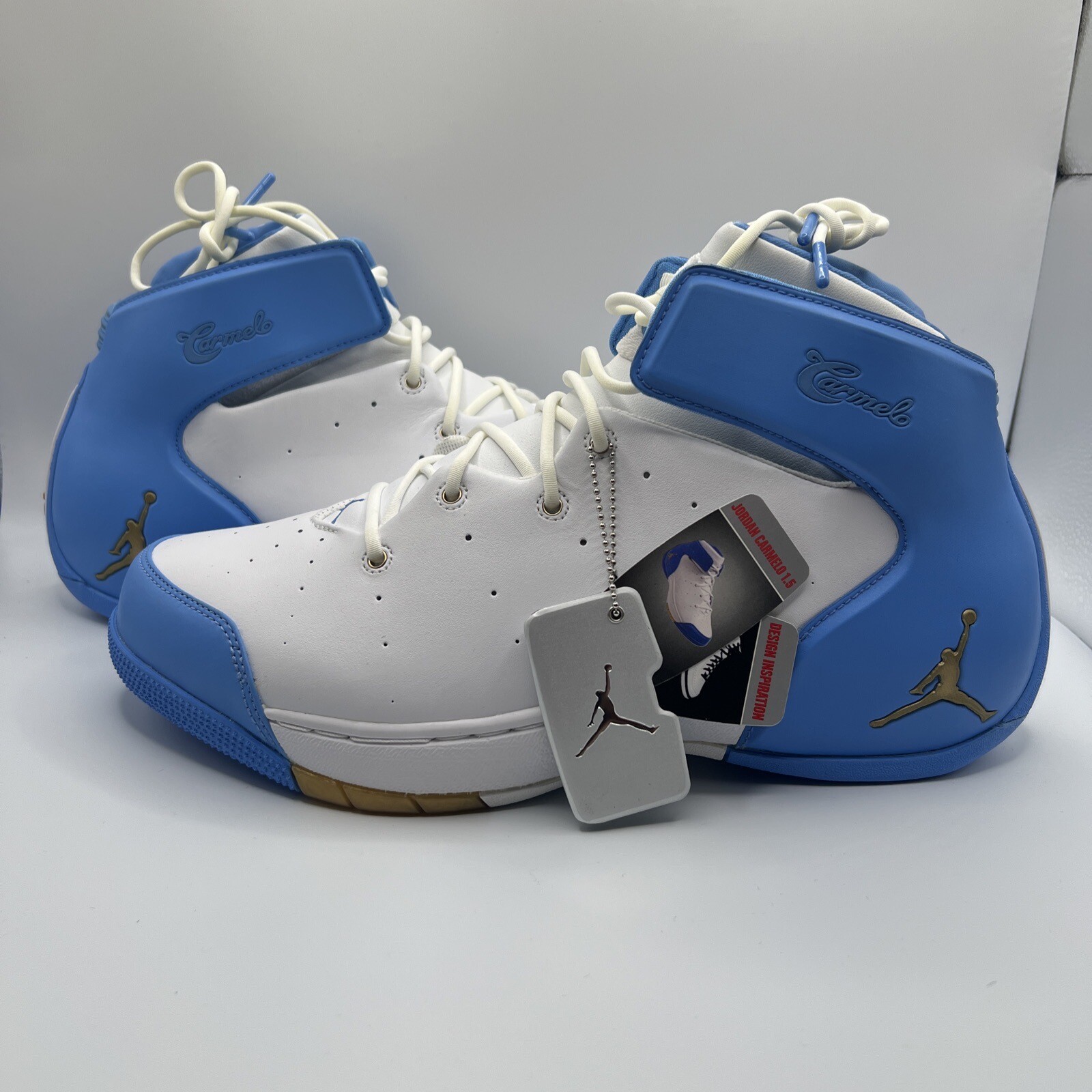 🔥2004 OG Jordan Melo 1.5 White University Blue Carmelo 2004 - sz 10.5 ...