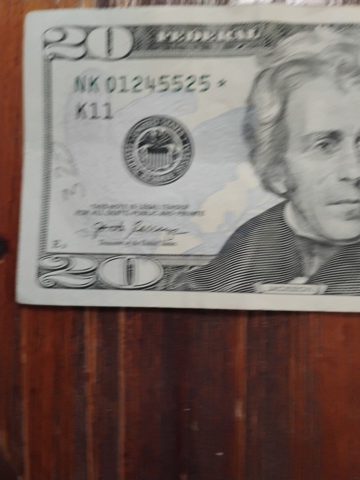 20 dollar bill star note 2017a K11 Exclusive | eBay