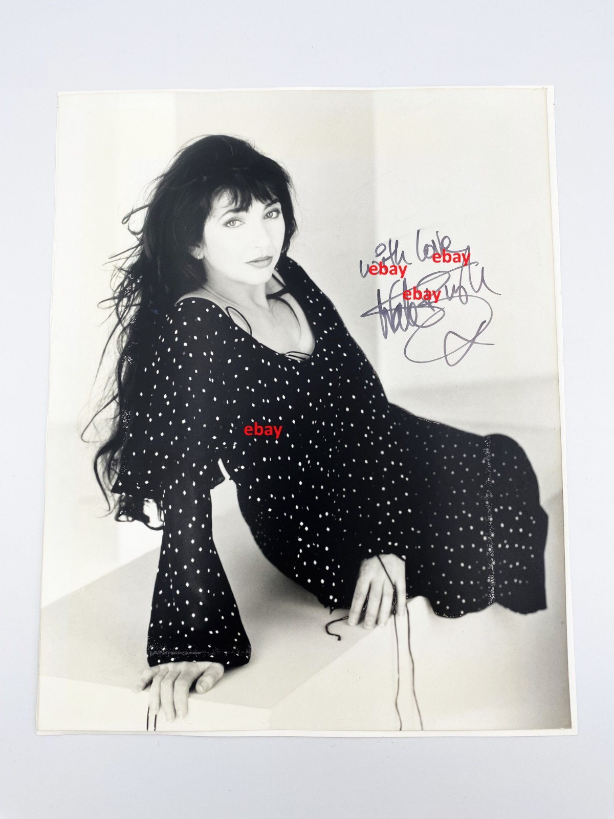 KATE BUSH The Red Shoes Original Photograph Hand Signed In Person by ...