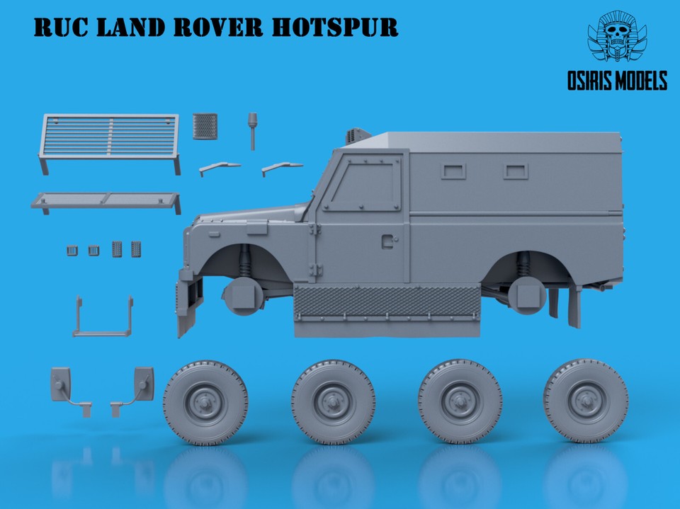 RUC Land Rover Hotspur Model - Multiple Scales - Made to order -Check ...
