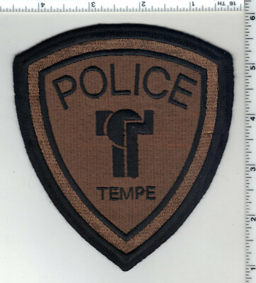 Tempe Police (Arizona) 2nd Issue Subdued Shoulder Patch | eBay