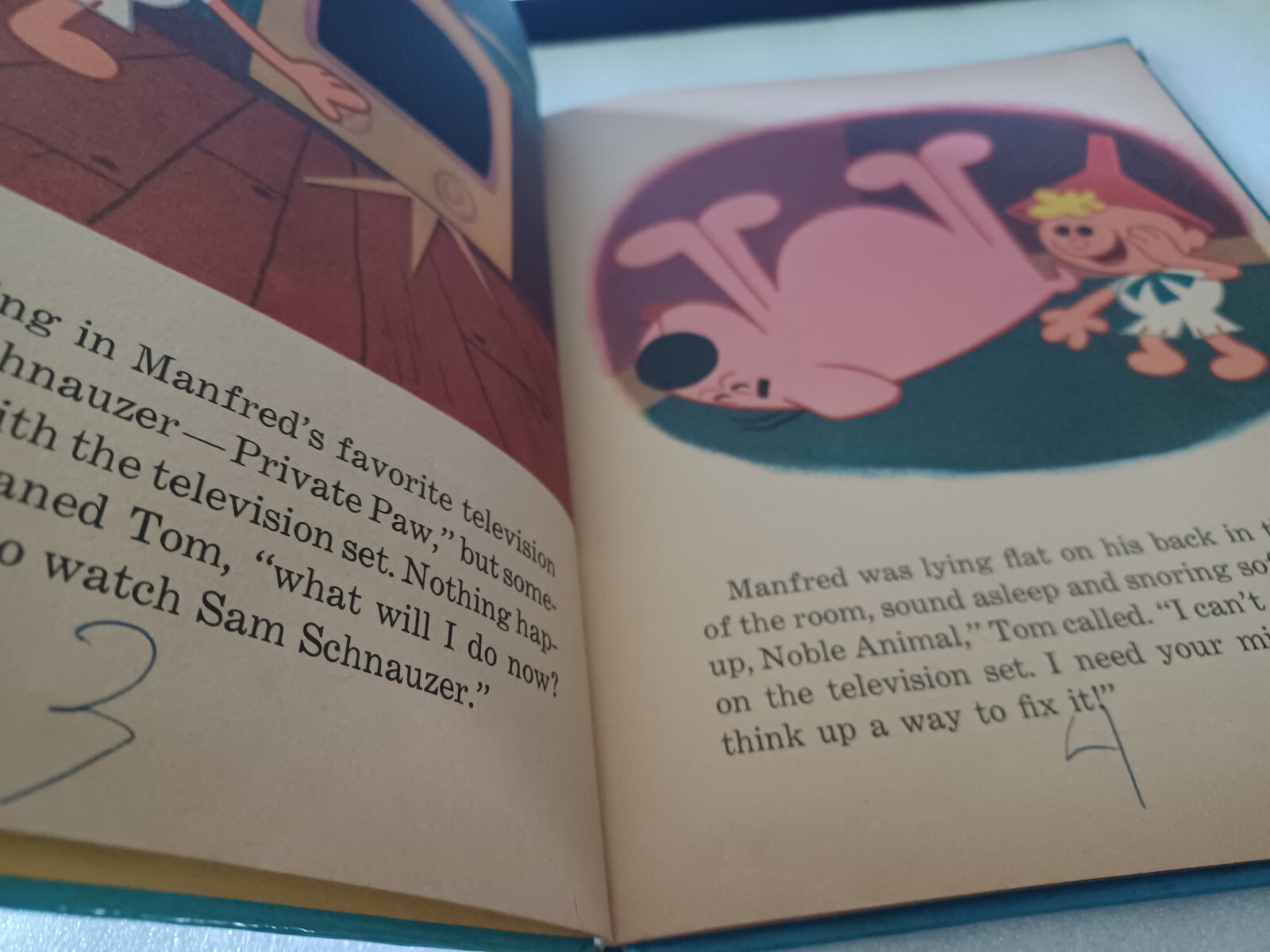 TOM TERRIFIC MIGHTY MANFRED WONDER DOG (CBS TERRYTOONS 1958 #703) Capt ...