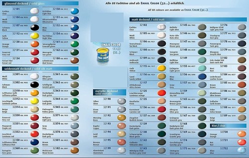 Revell 14ml Enamel Paint Numbers 01 to 752 | Matt, Gloss, Satin and ...