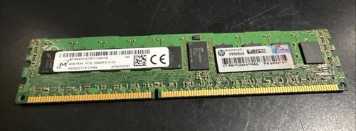 Micron 4GB 1RX4 PC3L-10600R Server Memory Module - 647893-B21 - 647647 ...