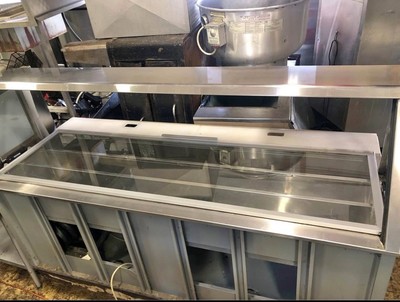 Duke Subway Refrigerated Prep Station Table 7’ Restaurant Equipment | eBay