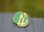 Green 1980 Girl Scouts GSUSA 1980 C Metal & Enamel Lapel Pin Pinback ...