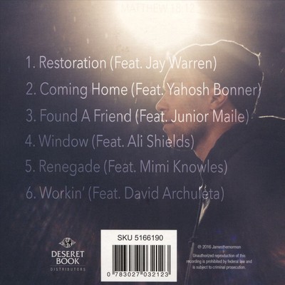 JAMESTHEMORMON PMG NEW CD 783027032123 | eBay