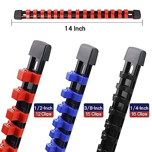 3/8inch Drive Abs Socket Organizer Heavy Duty Socket Racks Socket ...