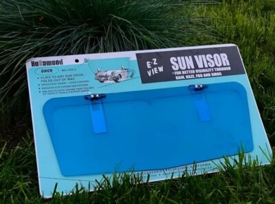 American classic car accessory Vintage Style Clip-On Sun Visor Hot Rod ...