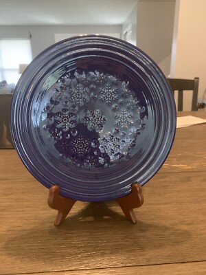 Fiestaware embossed Snowflake Twilight | eBay
