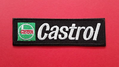 CASTROL OIL FORMULA ONE MOTORSPORT RALLY RACING EMBROIDERED PATCH UK ...