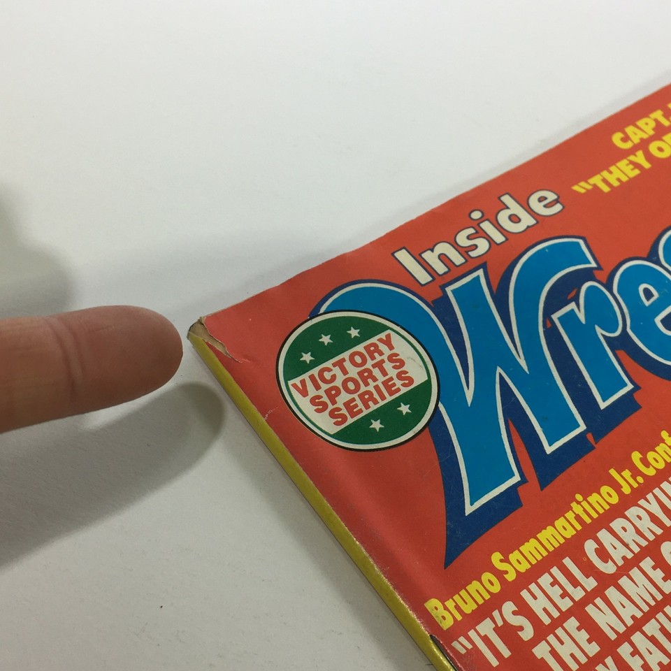 VTG Inside Wrestling Magazine April 1981 - Bruno Sammartino / Bugsy ...