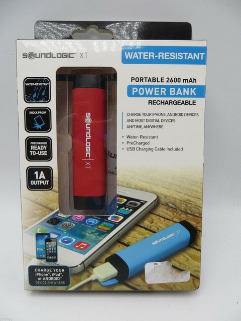Soundlogic Portable 2600 mAh Rechargeable Power Bank - iPhone iPod ...