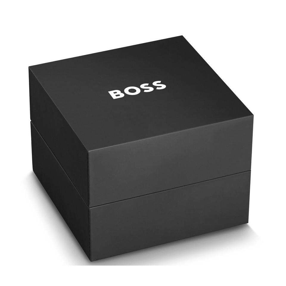 HUGO BOSS MENS IKON CHRONO WATCH HB1512961 BLACK - WARRANTY - RRP 395. ...