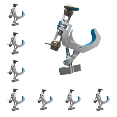 8pc/truss 40-60mm foldable clamps 100KG adjustable moving head 75-120mm ...