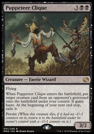 MTG Magic the Gathering Puppeteer Clique (91/265) Modern Masters 2015 ...