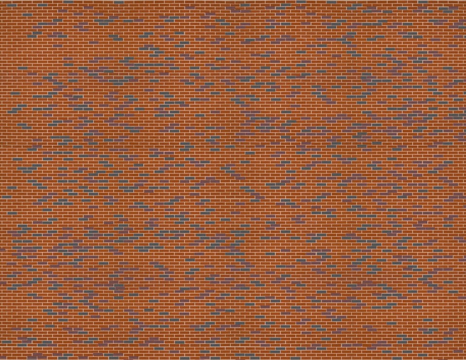 HO Scale Brick Model Train Scenery Sheets – 5 Variety Assortment - 1 of ...