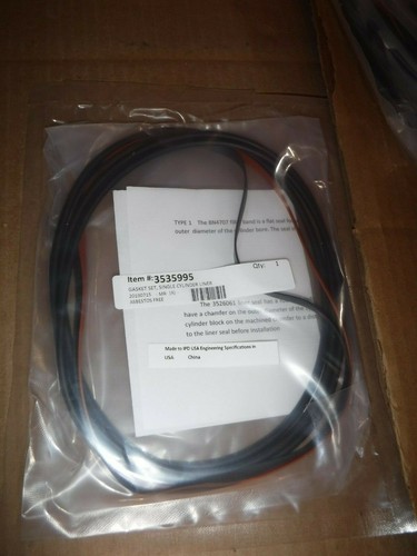 IPD GASKET SET SINGLE CYLINDER LINER FOR CATERPILLAR 3535995 | eBay