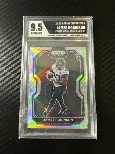 2020 Panini Chronicles - Prizm Black Silver #PB-16 James Robinson (RC ...