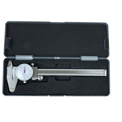 Dial CALIPER 6" / 150mm DUAL Reading Scale METRIC SAE Standard INCH MM ...