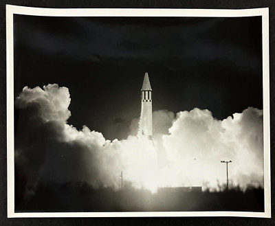 1958 Jupiter Missile Launch Patrick AFB FL Take Off Smoke Vtg Air Force ...