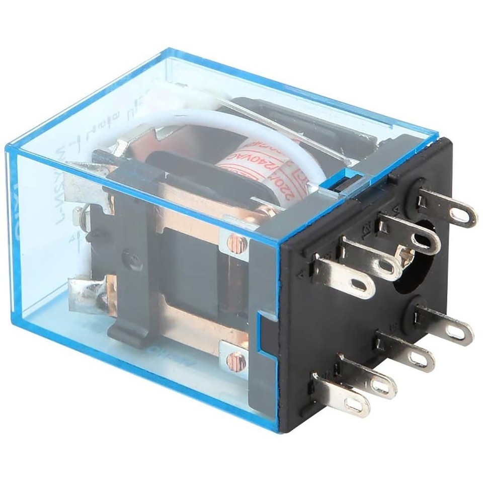 DPDT Relay 240VAC 5A AC Coil Large Load Capacity Good Contact ...