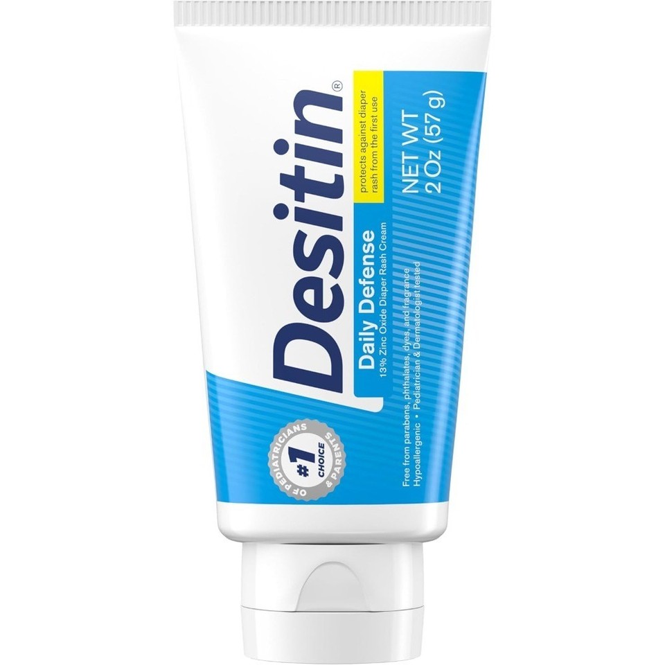 Diaper Rash Cream with 13% Zinc Oxide, Hypoallergenic Baby Barrier ...