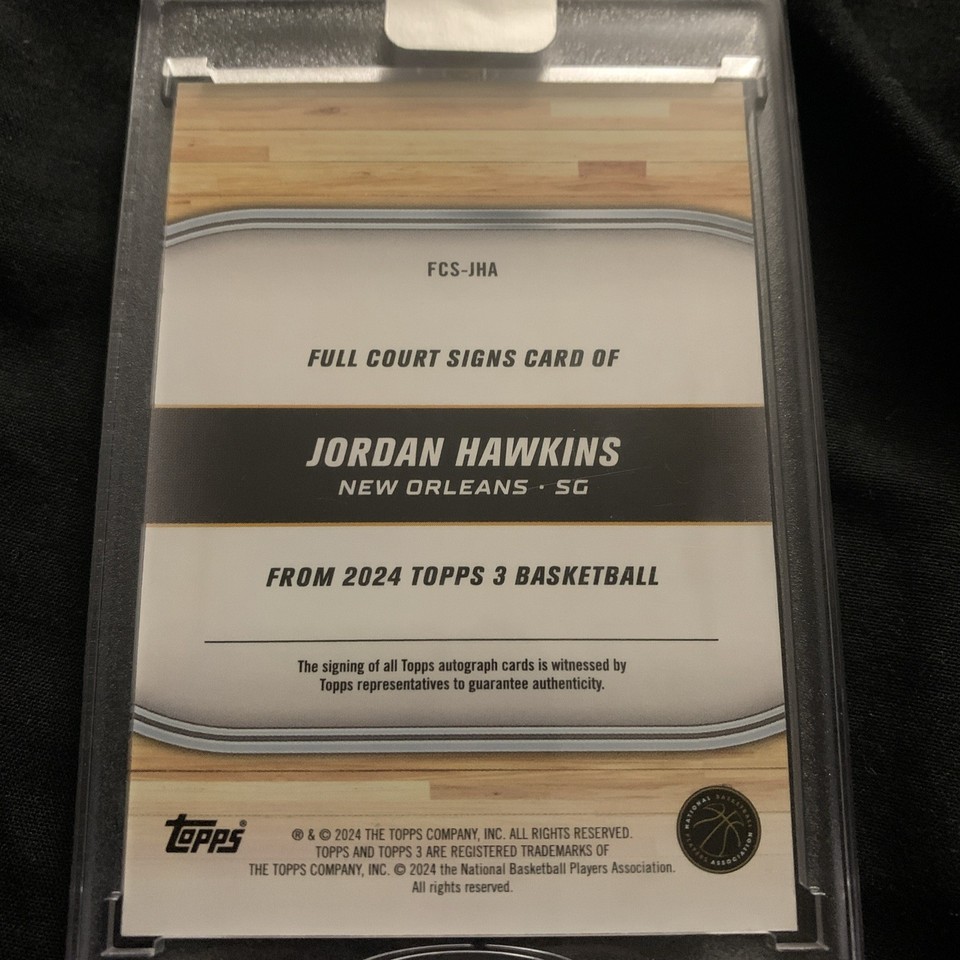 Topps Three 3 Jordan Hawkins Rookie Auto /5 | eBay