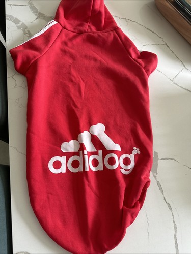 Adidog Hoodie Soft Sweatshirt Sweater Jacket Clothes for Large Pet Dog ...