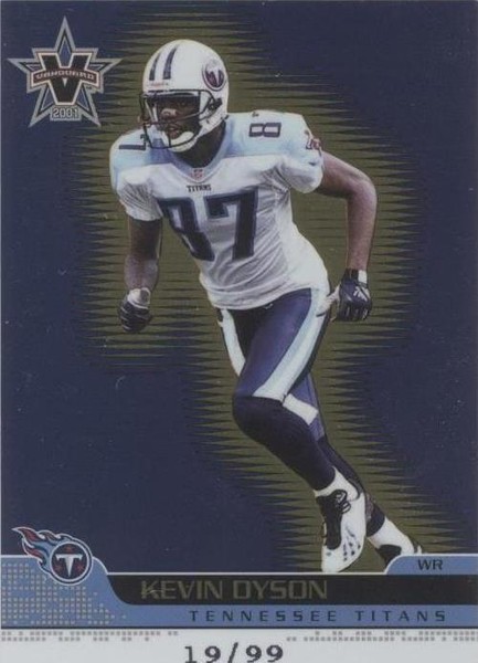 2001 Pacific Vanguard - Gold #94 Kevin Dyson /99 for sale online | eBay