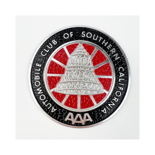 Vtg AAA Good Roads Southern California Automobile Club Original Emblem ...