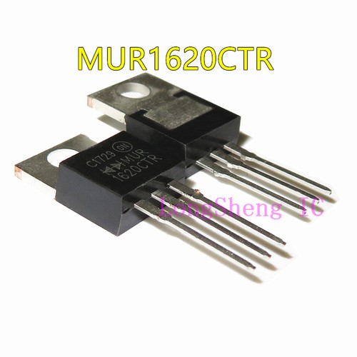 10pcs MUR1620CTR MUR1620 ULTRAFAST RECTIFIER 16 AMPERES 200 VOLTS Brand ...