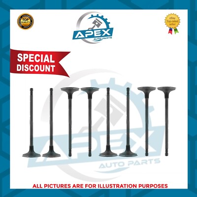 VAUXHALL A12XEL 1.3 PETROL INLET VALVES 08 PCS CORSAVAN Mk III OEM ...