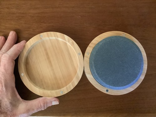 Round Dual Grit Sharpening Stone Axe Blade Edge Sharpener Lansky Puck ...