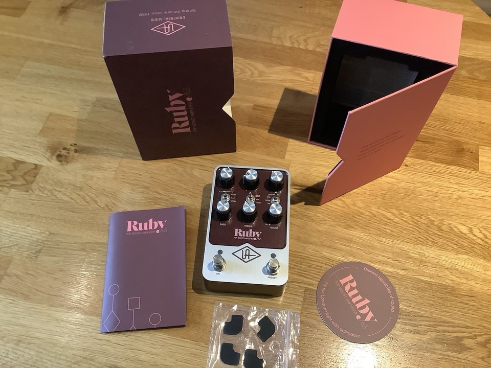 Universal Audio UAFX Ruby '63 Top Boost Amplifier Pedal | eBay UK