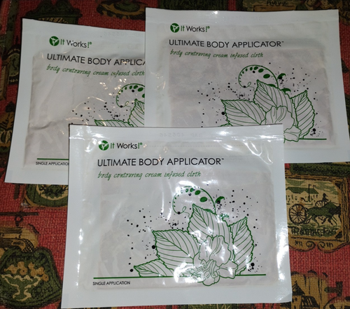 3 It Works! Ultimate Body Contouring Wraps Cream Infused Applications ...