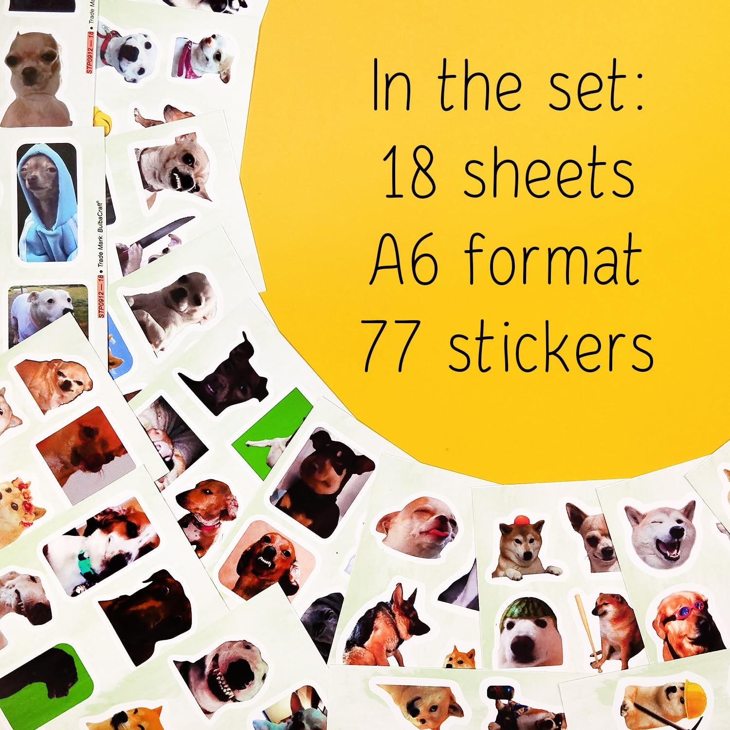 Funny Dog Meme Stickers Gifts for Women Men Cute Decals | eBay
