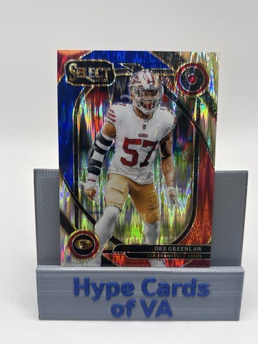 DRE GREENLAW 2024 Panini Select Club Level Red & Blue Shock Prizm #252 ...