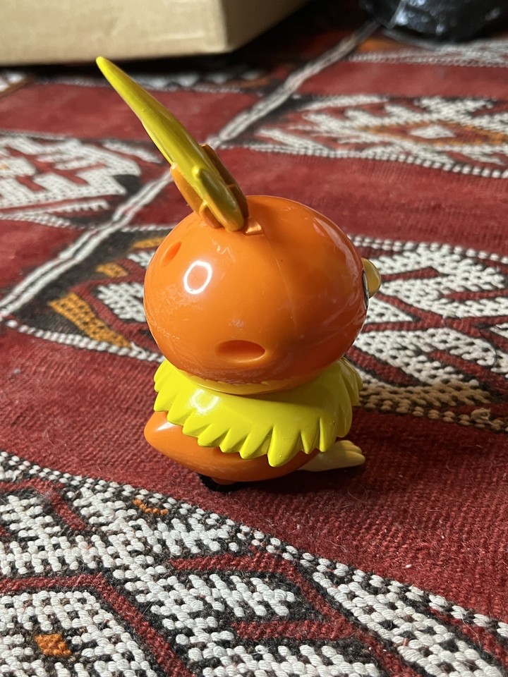 Torchic Pokemon Figure 2004 Bandai Wheely Bottom Movable 5 Inches in ...