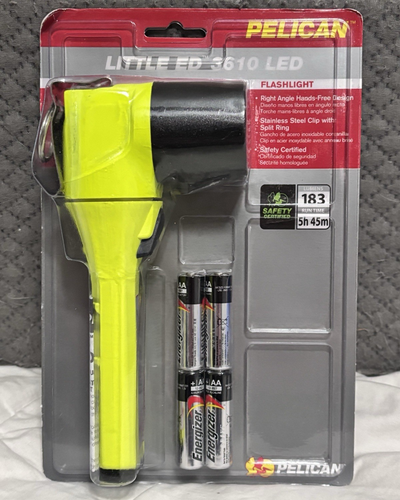 Pelican Little Ed 3610 LED Flashlight High Visibility Yellow | eBay
