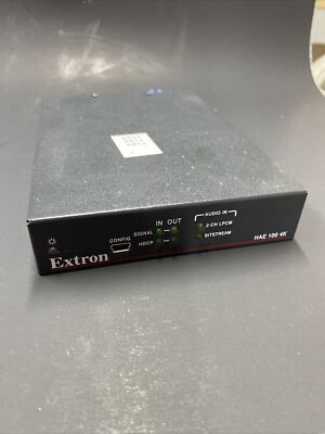 EXTRON HAE 100 4K AUDIO DE-EMBEDDER W/O POWER SUPPLY | eBay