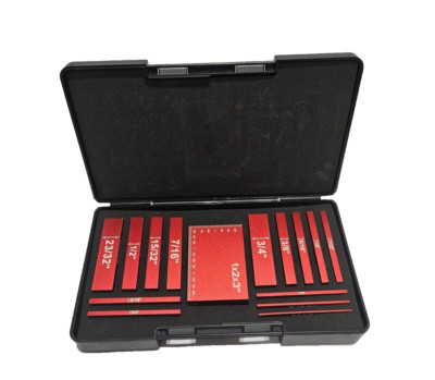 SETUP BLOCKS HEIGHT GAUGE SET 15PCS PRECISION ALUMINUM SET UP BARS | eBay