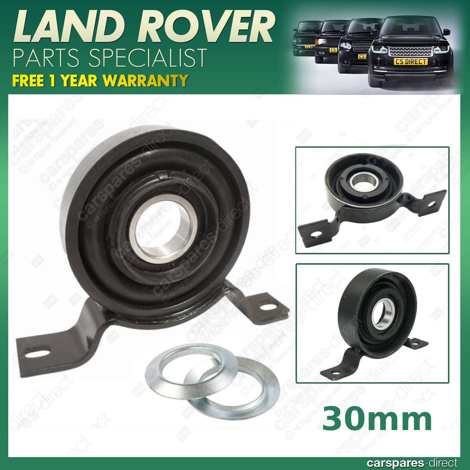 LAND ROVER DISCOVERY 3 & 4 REAR PROPSHAFT CENTRE SUPPORT BEARING MOUNT ...